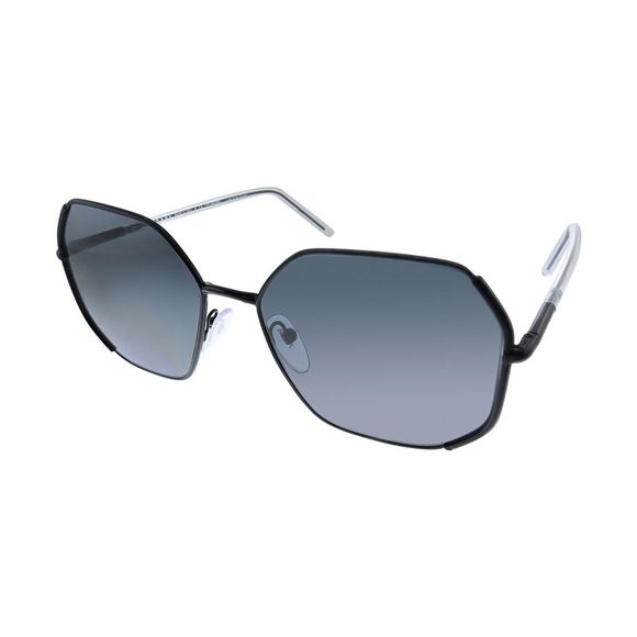 Prada | Accessories | Prada Pr 52ws Ab5z1 Black Metal Geometric ...